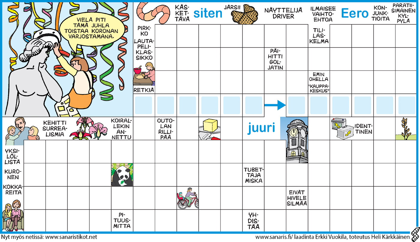 Sanaristikot.net - Ristikkoarkisto - Uusimmat